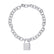 ICEDIAMOND Luxury O-block Chain Locker Charm Pendant Iced Out Bling Co